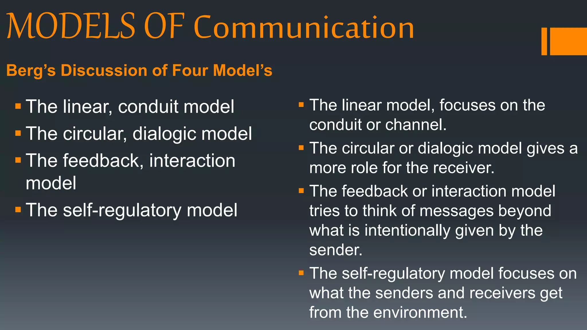 Nature and elements of communication | PPTX