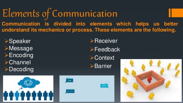Nature and elements of communication