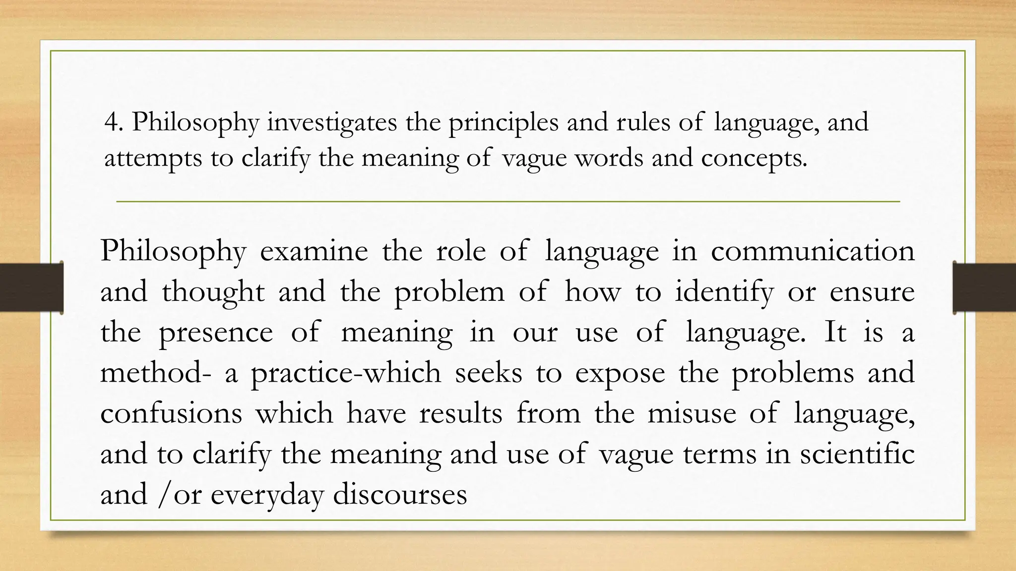 NATURE and FUNCTION of PHILOSOPHY POWERPOINT PRESENTATION | PPTX