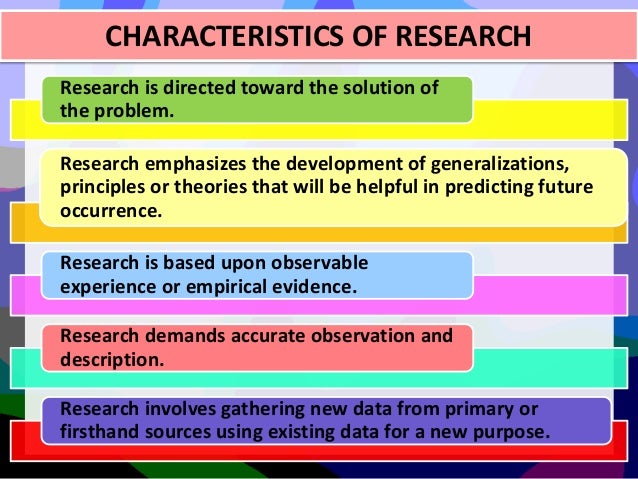 Nature and Functions of Research part 1