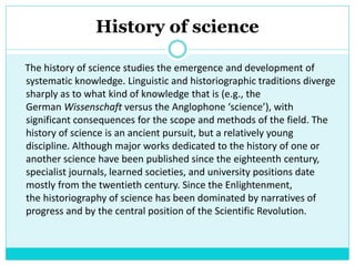 NATURE AND HISTORY OF SCIENCE. SCIENCE AS A METHOD OF INQUIRY.pptx
