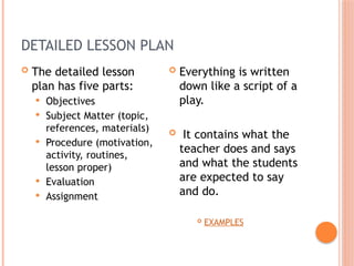 Nature and Importance of Lesson Planning.pptx