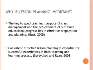 Nature and Importance of Lesson Planning.pptx