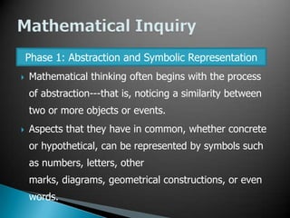 Nature and principles of teaching and learning math | PPTX