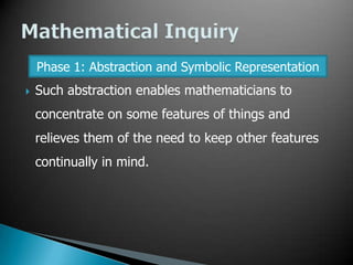 Nature and principles of teaching and learning math | PPTX