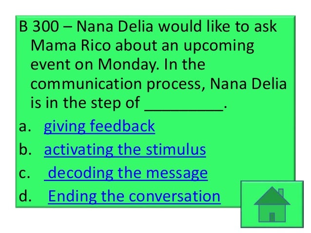 Nature And Process Of Communication