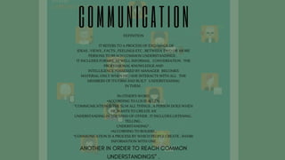 Nature and scope of communication | PDF