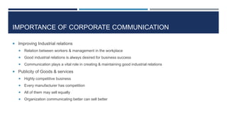 Nature and scope of communication | PPTX