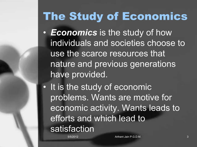 Nature And Scope Of Economics Ppt
