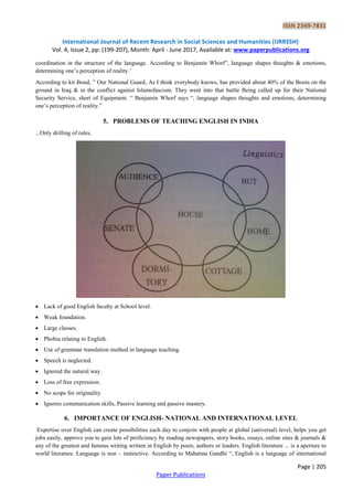 Nature and Scope of English Language in Today's World | PDF