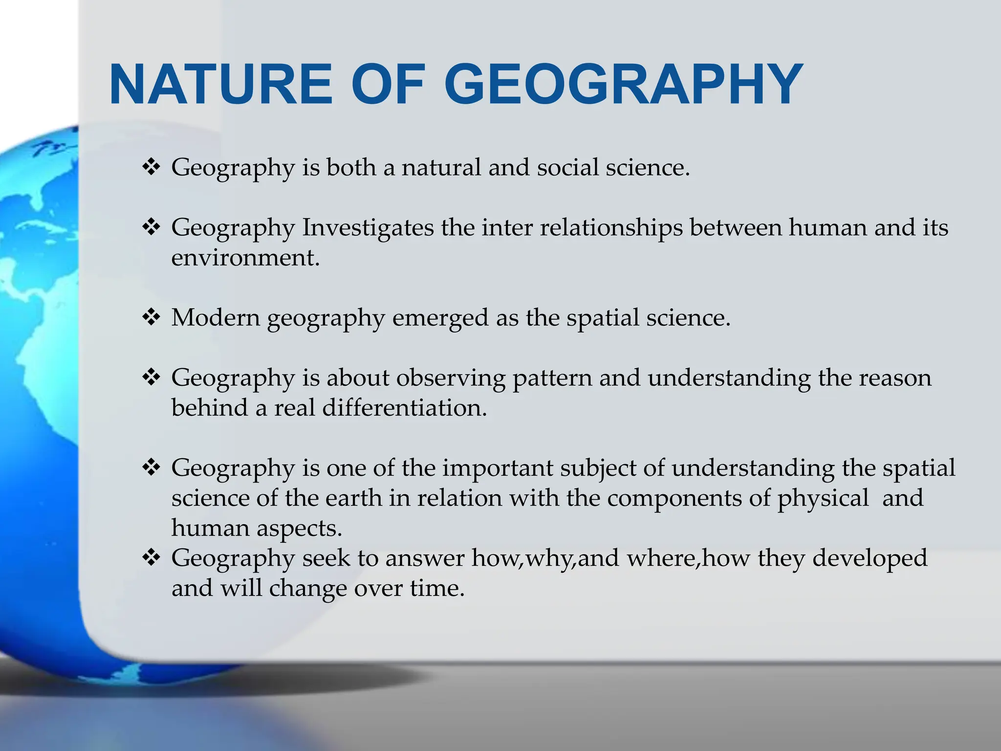 NATURE AND SCOPE OF GEOGRAPHY AND GEOGRAPHY AS.pptx