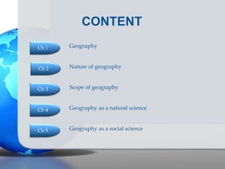 NATURE AND SCOPE OF GEOGRAPHY AND GEOGRAPHY AS.pptx