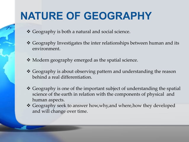 NATURE AND SCOPE OF GEOGRAPHY AND GEOGRAPHY AS.pptx