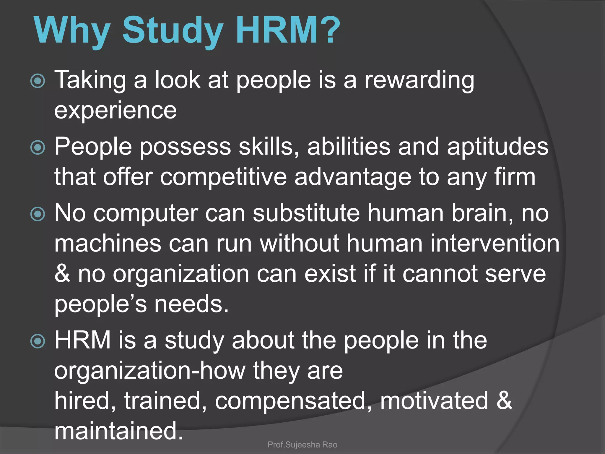 Nature and scope of hrm | PPT