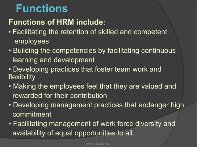 Nature and scope of hrm | PPT | Human Resources | Business