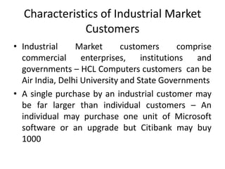 Nature and scope of industrial marketing | PPTX