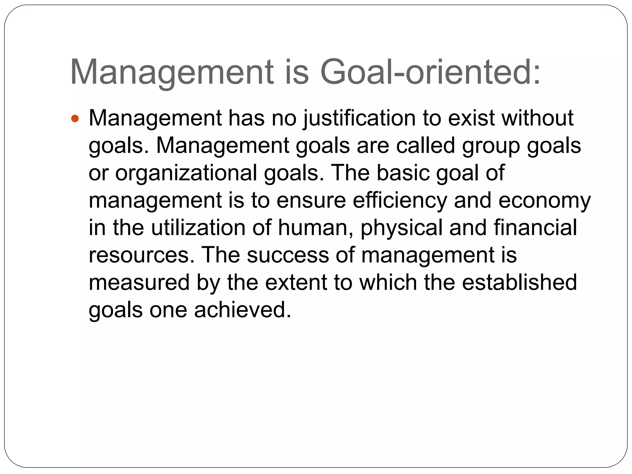 Nature and scope of management | PPTX