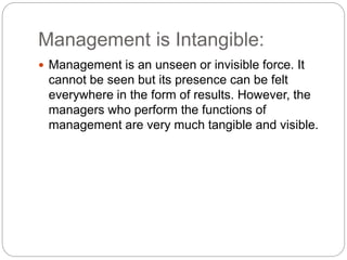 Nature and scope of management | PPTX