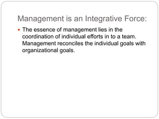 Nature and scope of management | PPTX