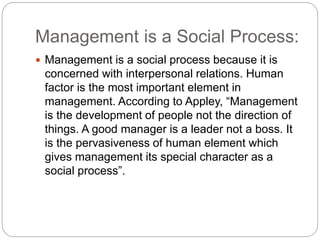 Nature and scope of management | PPTX