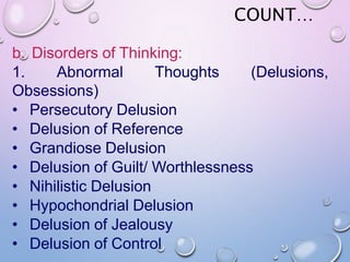 Principles of Mental Health Nursing | PPTX