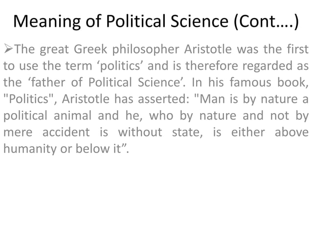 Nature and Scope of Political Science.pdf | Politics