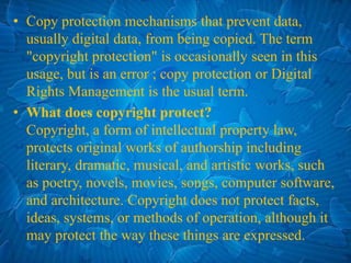 Nature and scope of protection of copyright | PPT