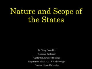 Nature and Scope of the State | PPTX
