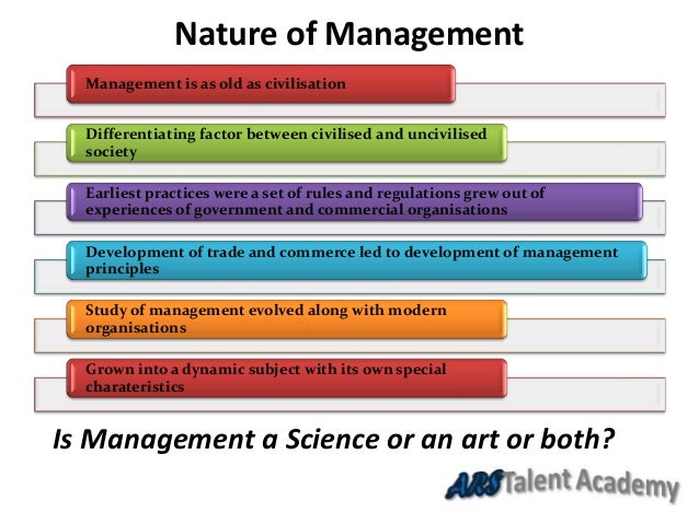 Nature and significance of management