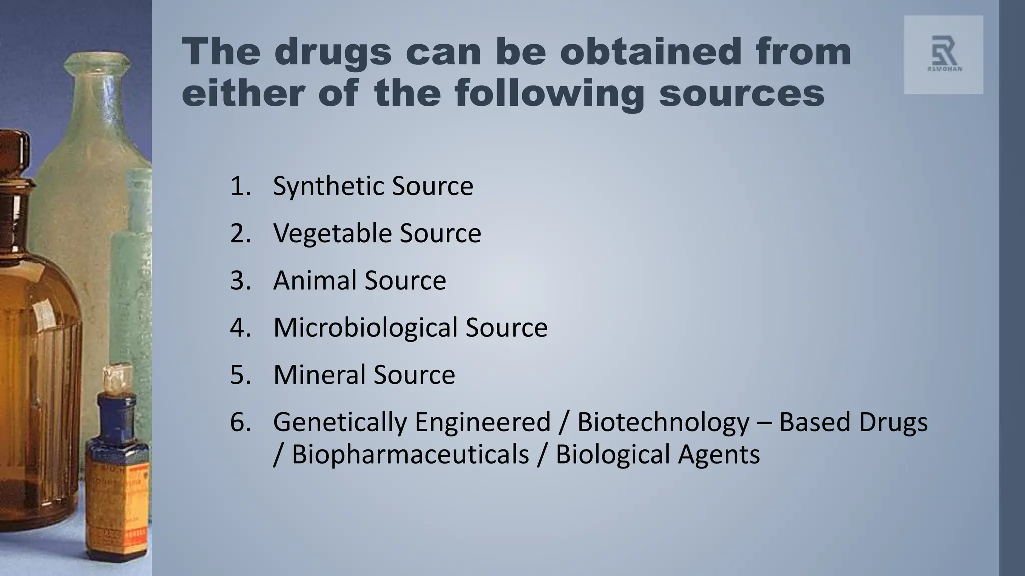 Nature and Sources of Drugs | PPTX