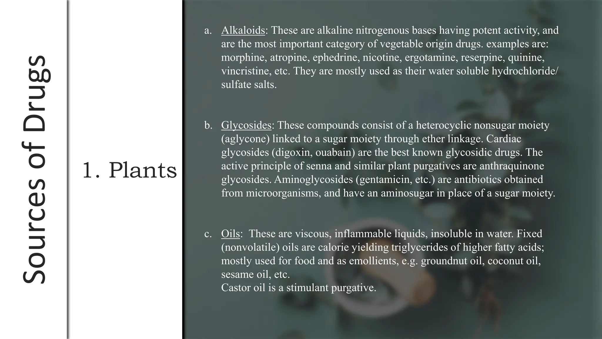 Exploring the Nature and Sources of Drugs: A Comprehensive Overview | PPTX