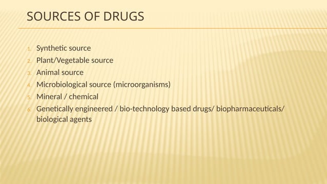 Nature and sources of drugs,PHARMACOLOGY .pptx