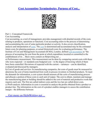 Nature And Theories In Management Accounting | PDF