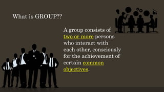 Nature and types of Groups | PPTX