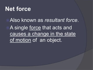 Nature and types of forces | PPTX