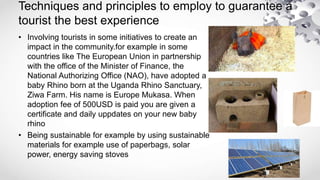 Nature based tourism presentation work | PPT