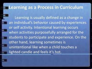Nature, concepts and purposes of curriculum | PPT