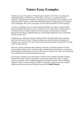 Nature Essay Examples.pdf