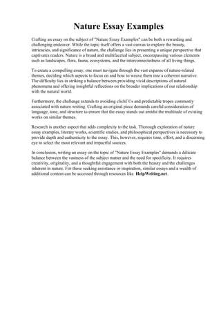 Nature Essay Examples.pdf