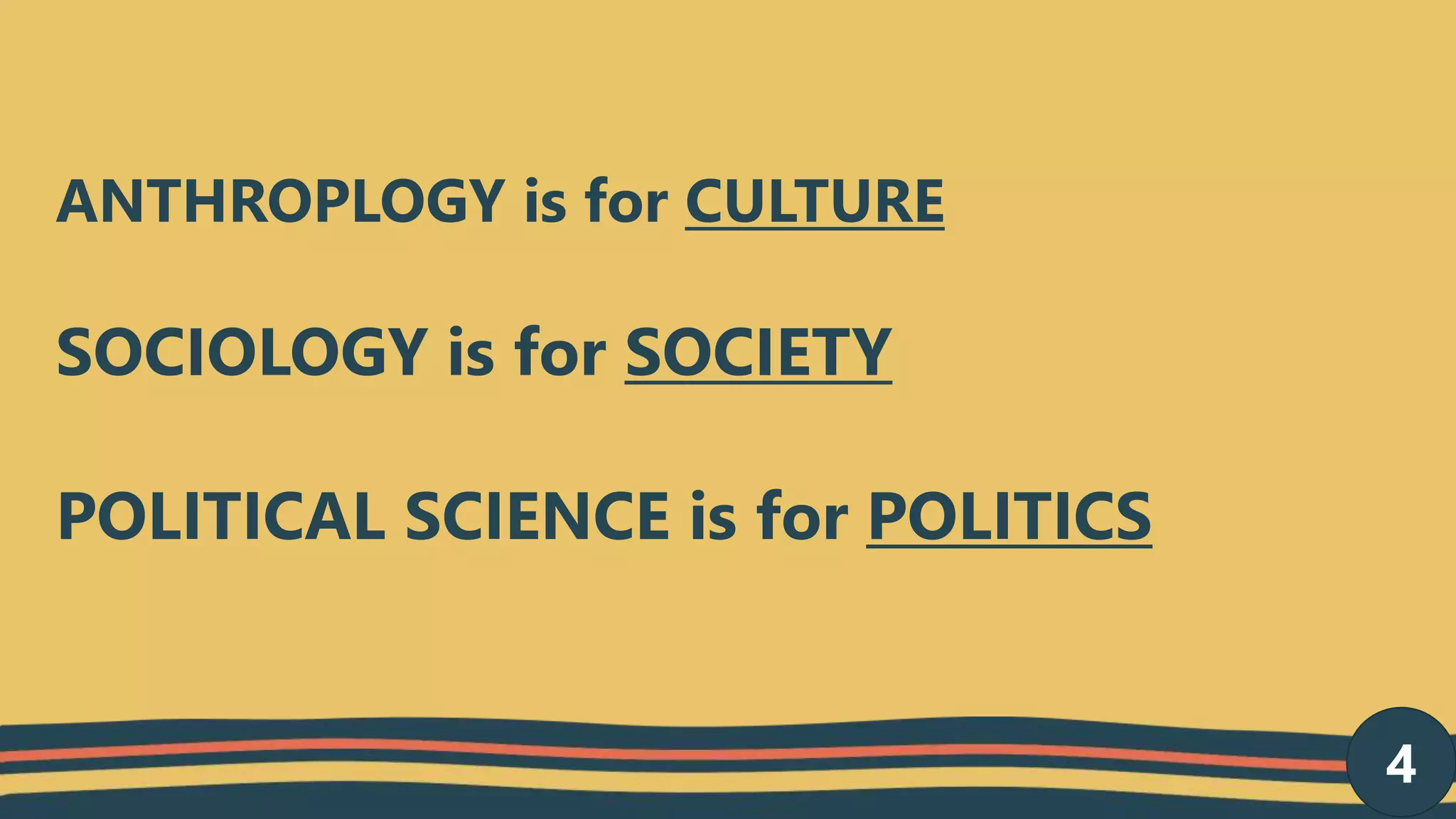 Nature goals and perspective anthropology, sociology and political ...