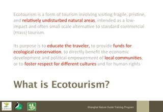 Nature Guide Tourism - An Introduction | PDF