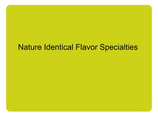 Nature Identicals Introduction 2009 | PDF