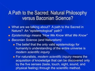Nature is Sacred Medicine | PPT