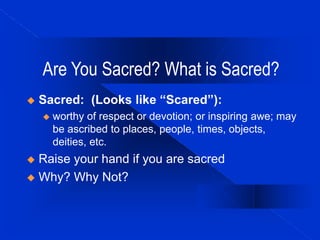 Nature is Sacred Medicine | PPT