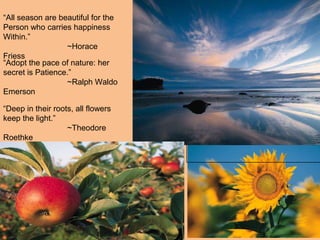 Nature is all around us | PPTX