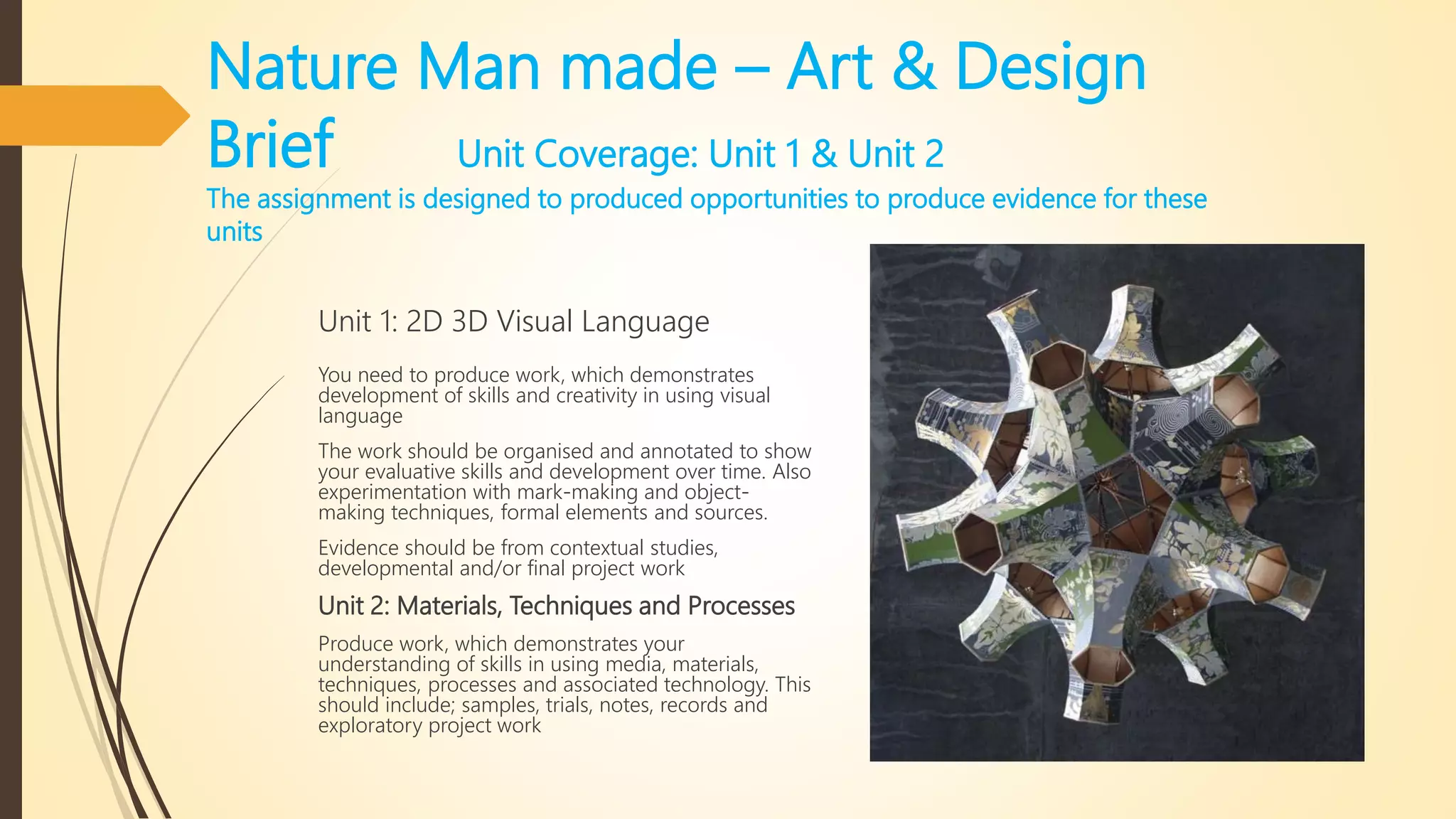 Nature man made project summary | PPT