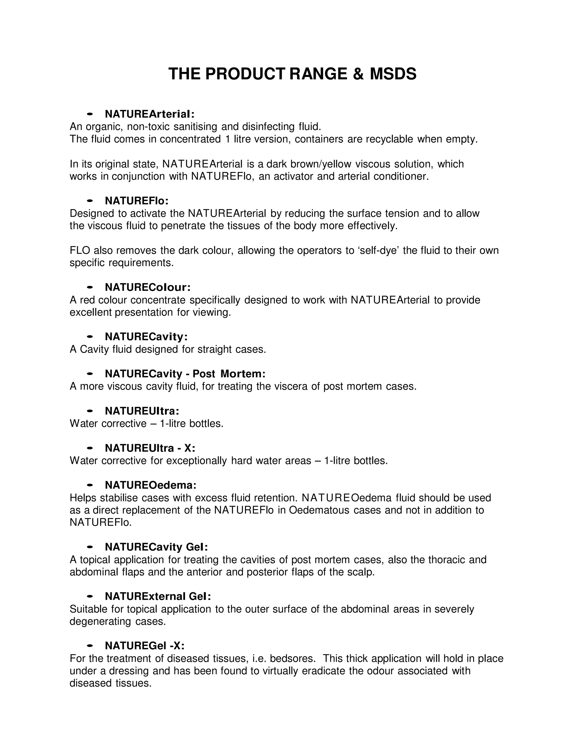 Naturensbalm MSDS | A safer alternative to Formaldehyde | PDF