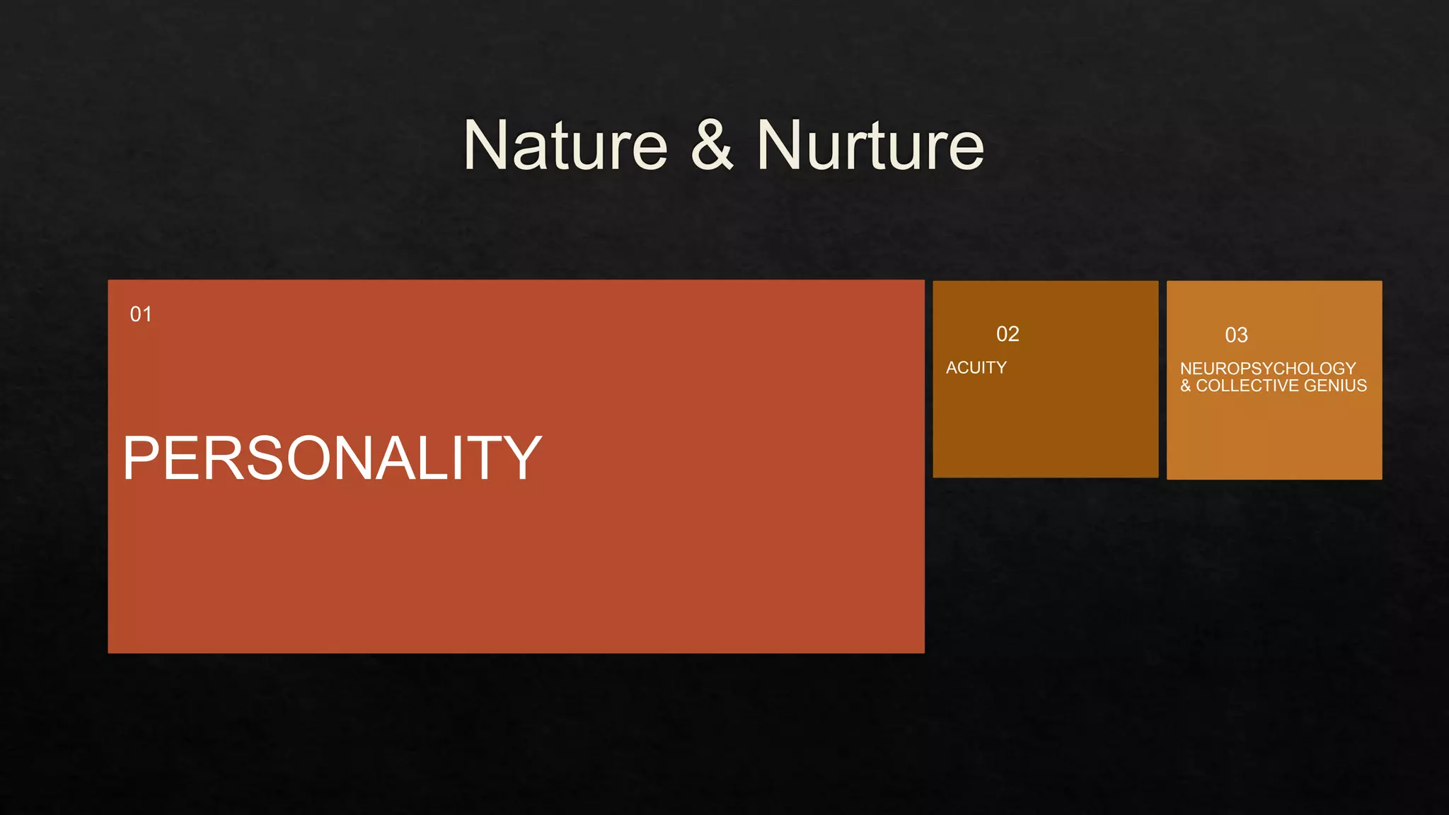 Nature & Nurture Part 1 personality | PPT
