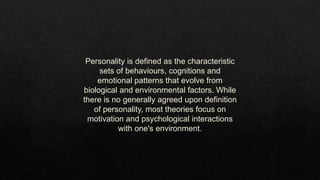 Nature & Nurture Part 1 personality | PPTX