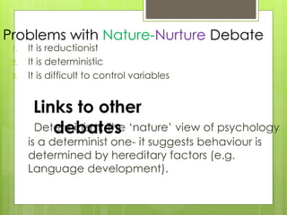Nature nurture powerpoint | PPTX
